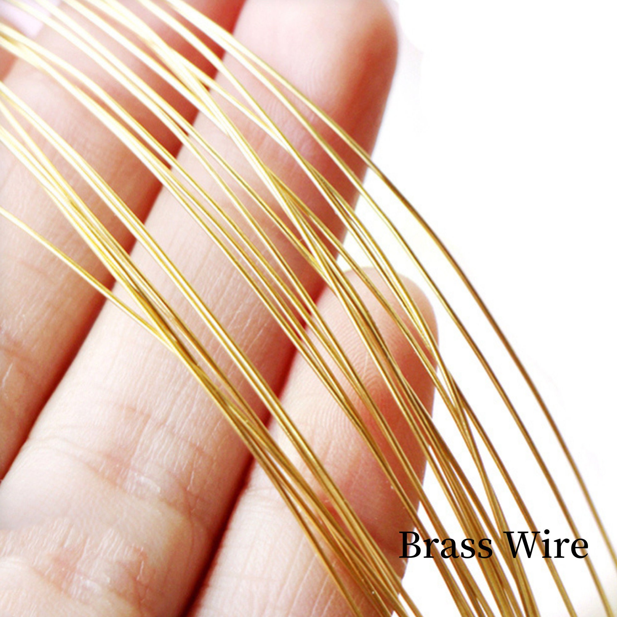 Raw Brass Wireround Wires Soft Half Hard Wire Beading Wire | Etsy