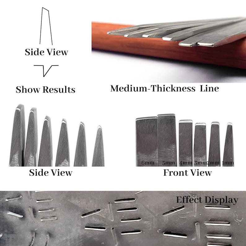 Straight Line Metal Stamping Tool Set, DIY Jewelry Craft - Etsy