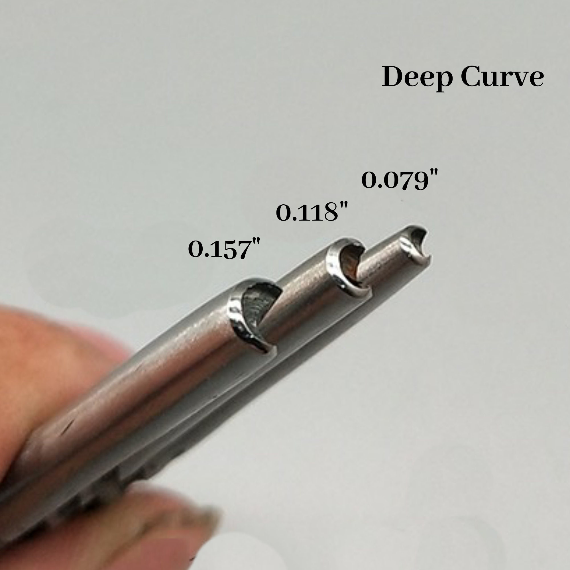 Steel Punches Curve Punch Half Round Jewelry Metal Stamping Tools DIY ...