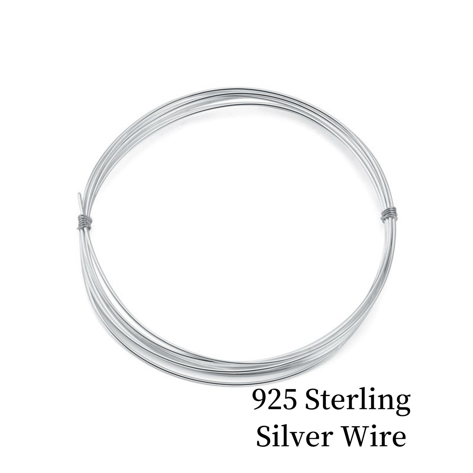 925 Sterling Silver Wires,round, Half Hard Soft, 3feet(90cm) - Etsy