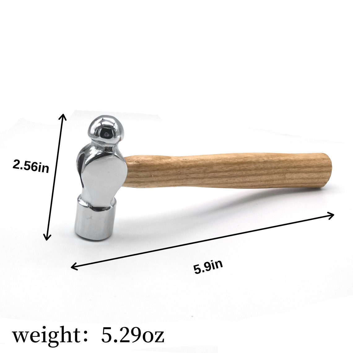4oz Head Mini Ball Peen Hammer,14oz Mini Horn Anvil Forming Metal Work ...