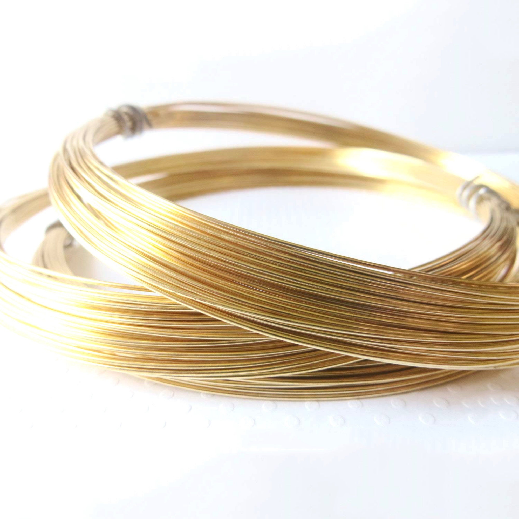 Raw Brass Wireround Wires Soft Half Hard Wire Beading Wire | Etsy