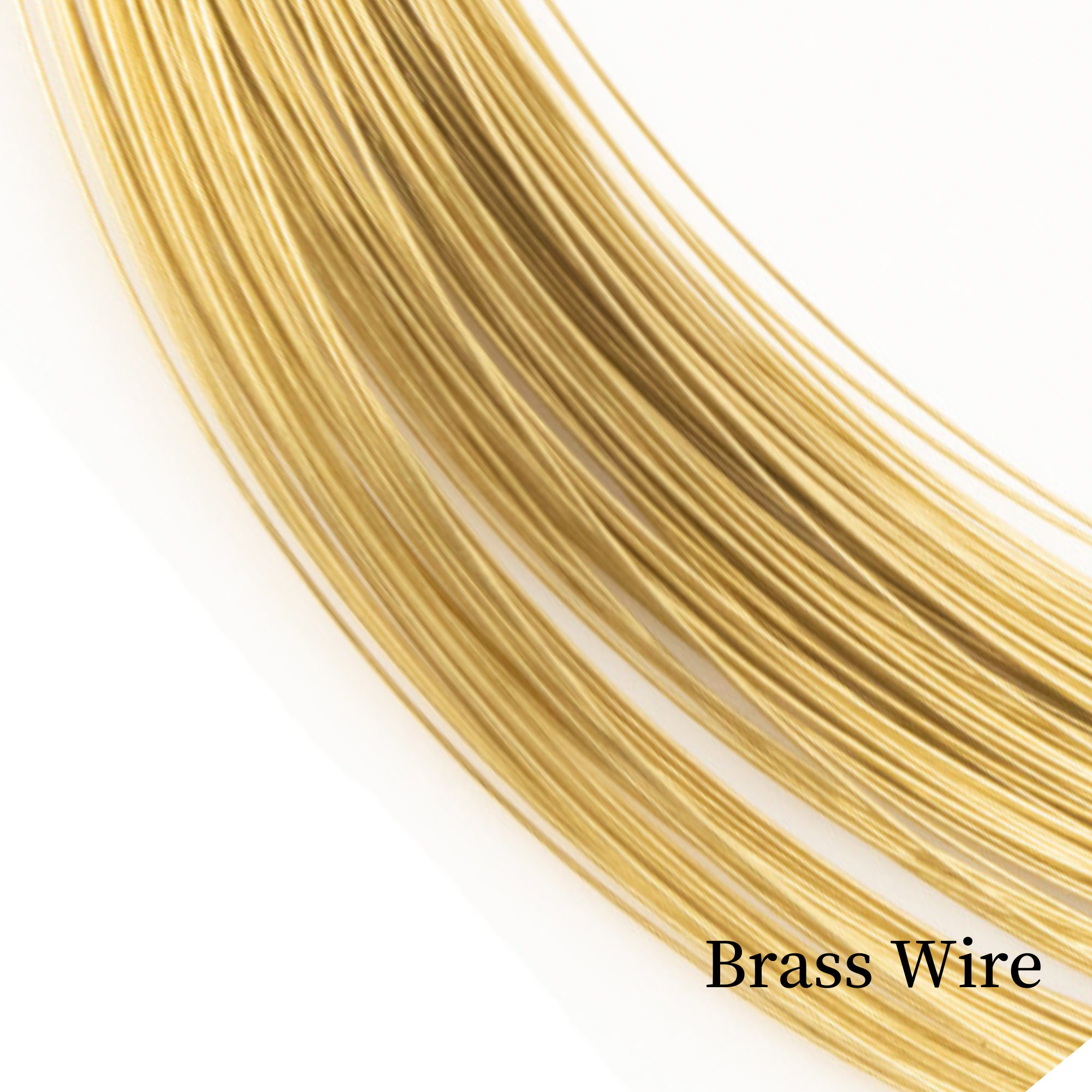 Raw Brass Wireround Wires Soft Half Hard Wire Beading Wire | Etsy