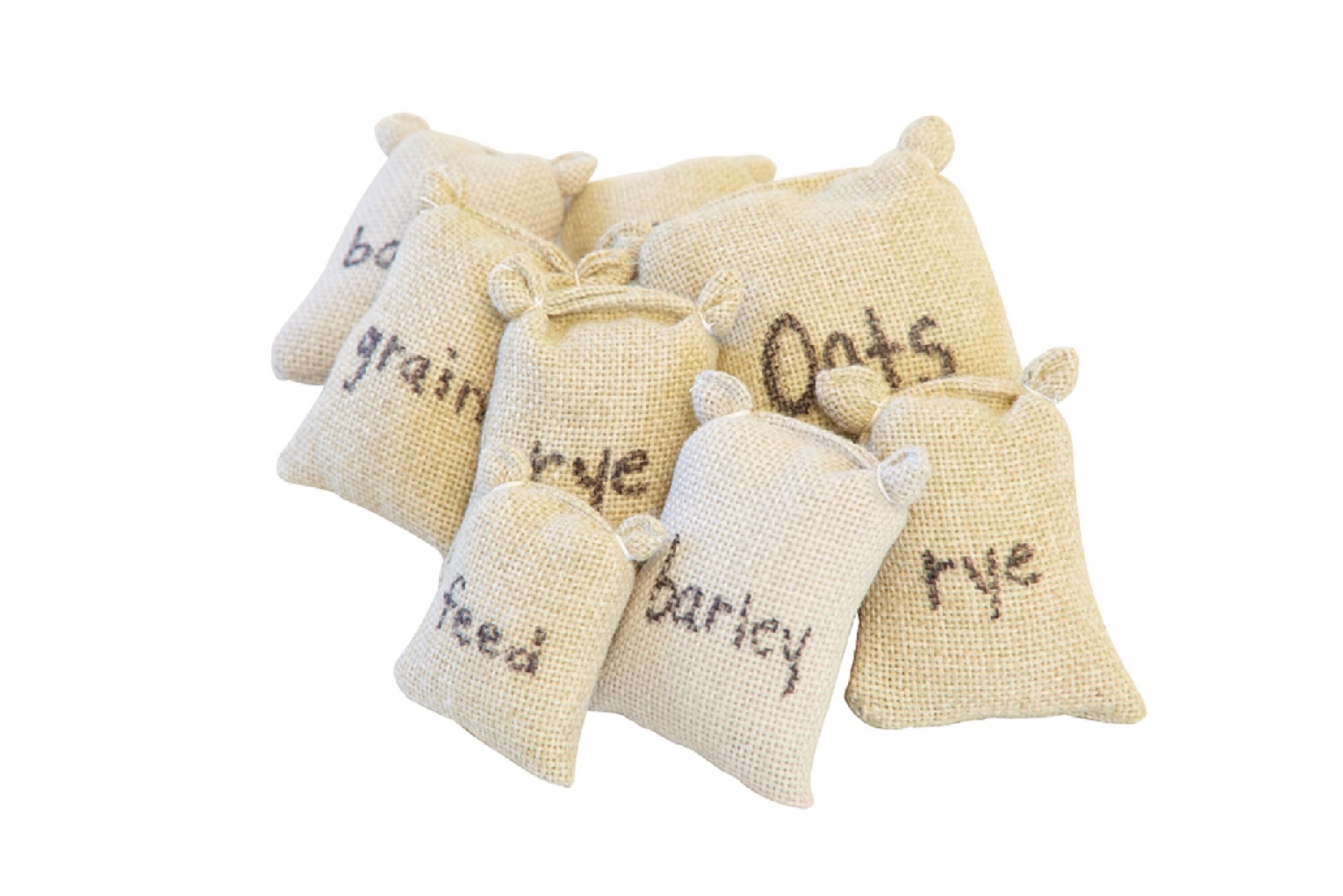 Folding Natural Wooden Barn Farm Animals Fence Feed Sacks - USA ...