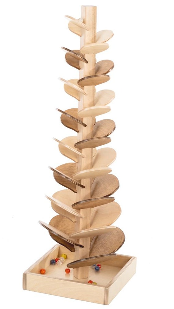 Handmade Amish Wooden Marble Track