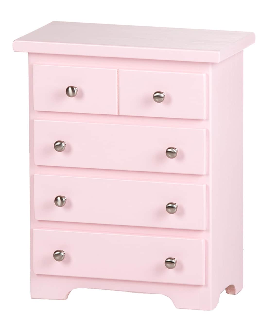 Large Pink Doll Dresser Chest of Drawers USA Handmade Heirloom - Etsy