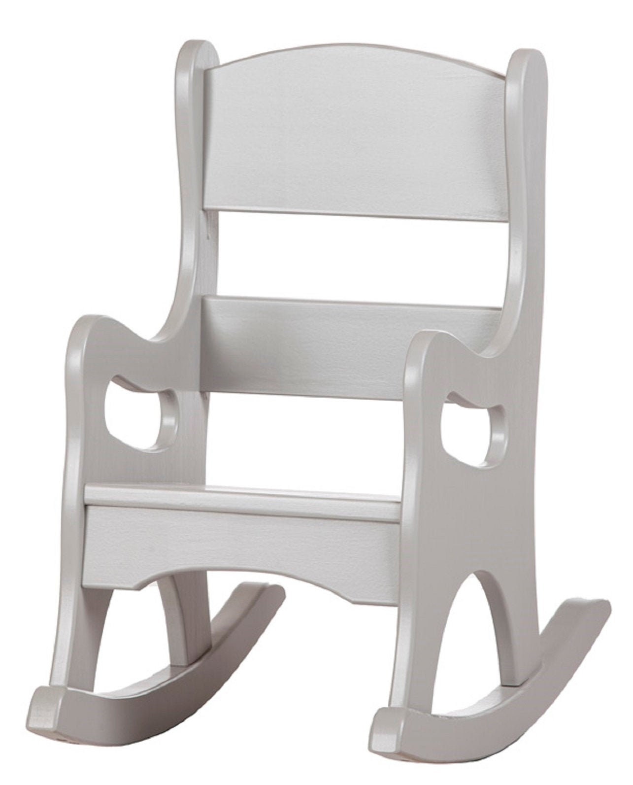 Preschool Rocking Chair, Gray Toddler Rocker Made in the USA Heirloom ...