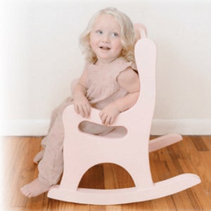 Preschool Rocking Chair, Gray Toddler Rocker Made in the USA Heirloom ...