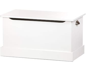 Wood Toy Box, Natural Stain USA Handcrafted Playroom Storage - Etsy