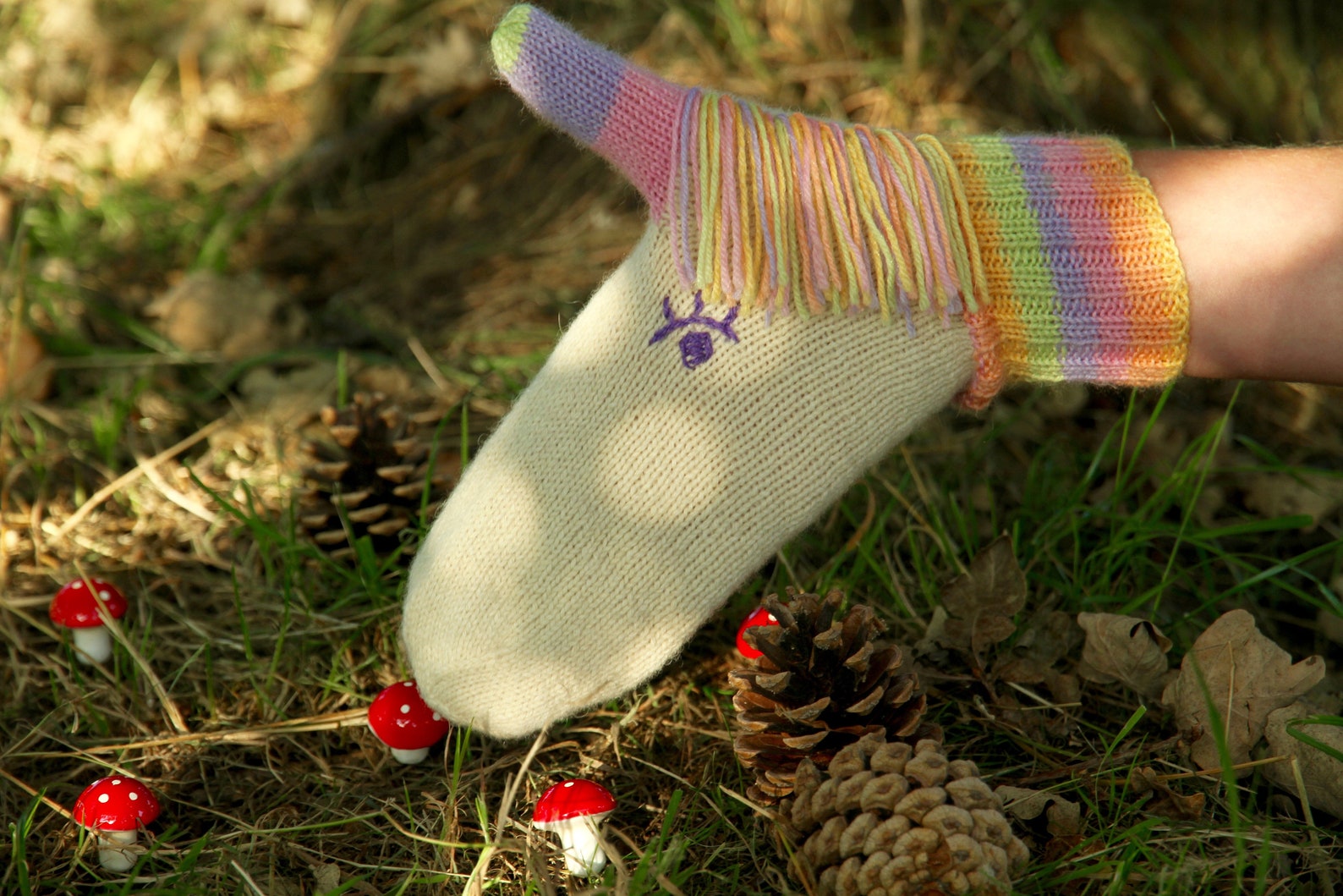 Zooey Zebra Unicorn Mittens Pattern, Knitted Mittens, Kid's Mittens ...