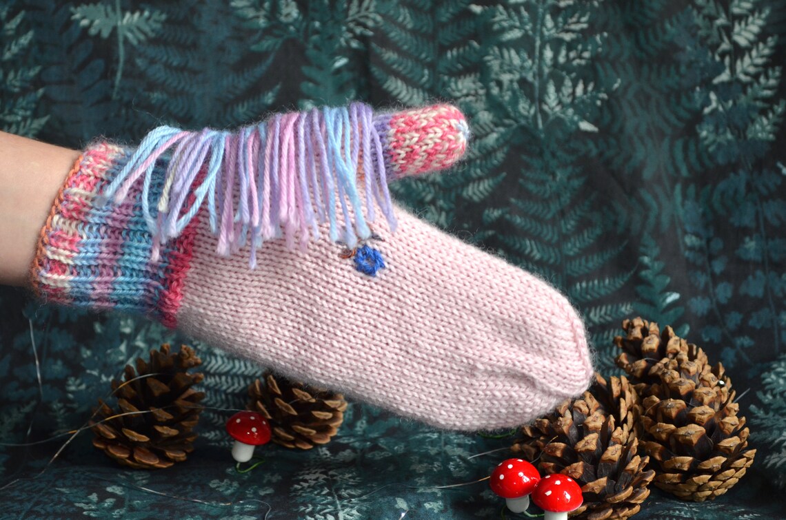 Aurora Unicorn Mittens Pattern, Knitted Mittens, Kid's Mittens, Pdf ...