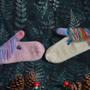 Aurora Unicorn Mittens Pattern, Knitted Mittens, Kid's Mittens, Pdf ...
