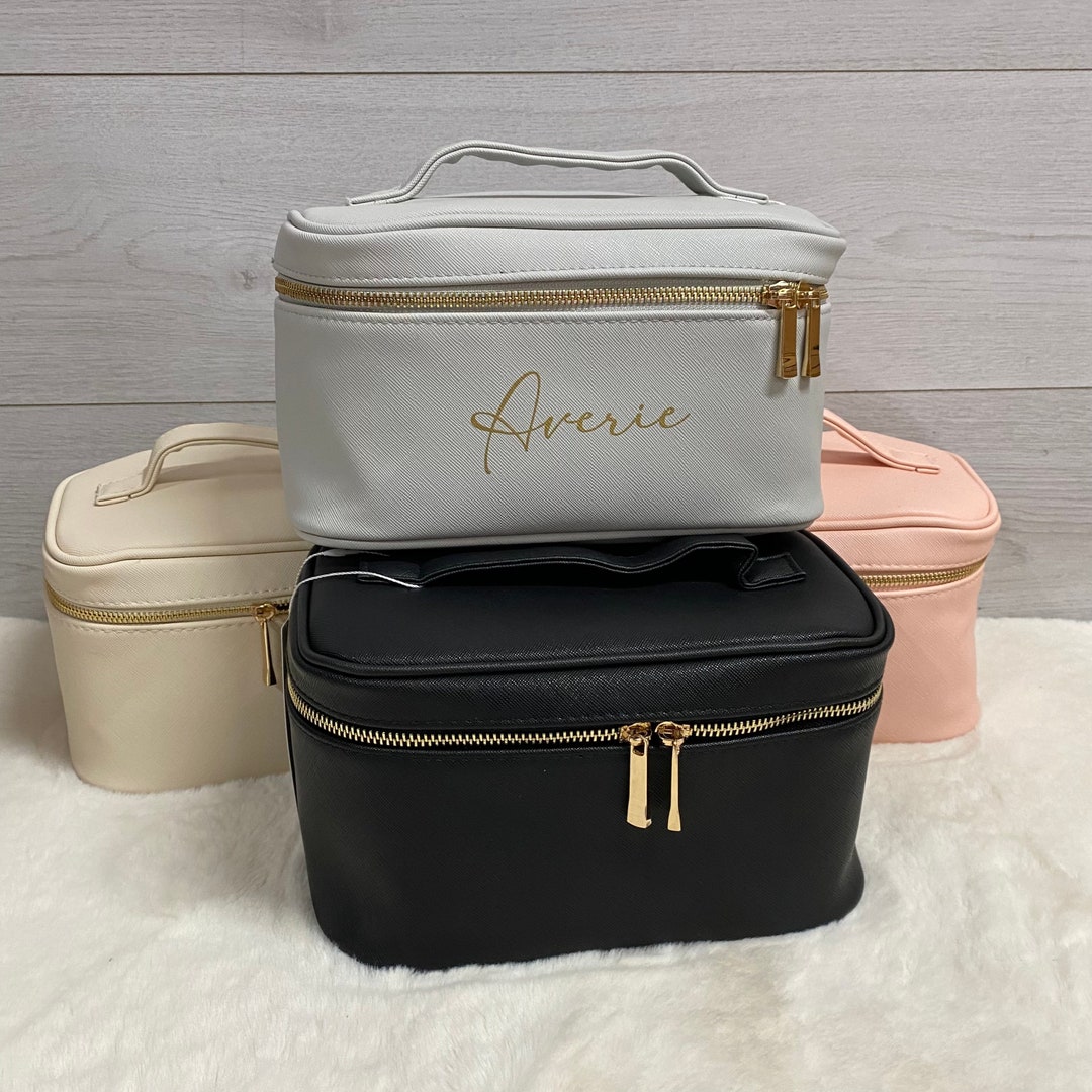Personalised Vanity Case, Personalised Make up Bag, Luxury Personalised ...