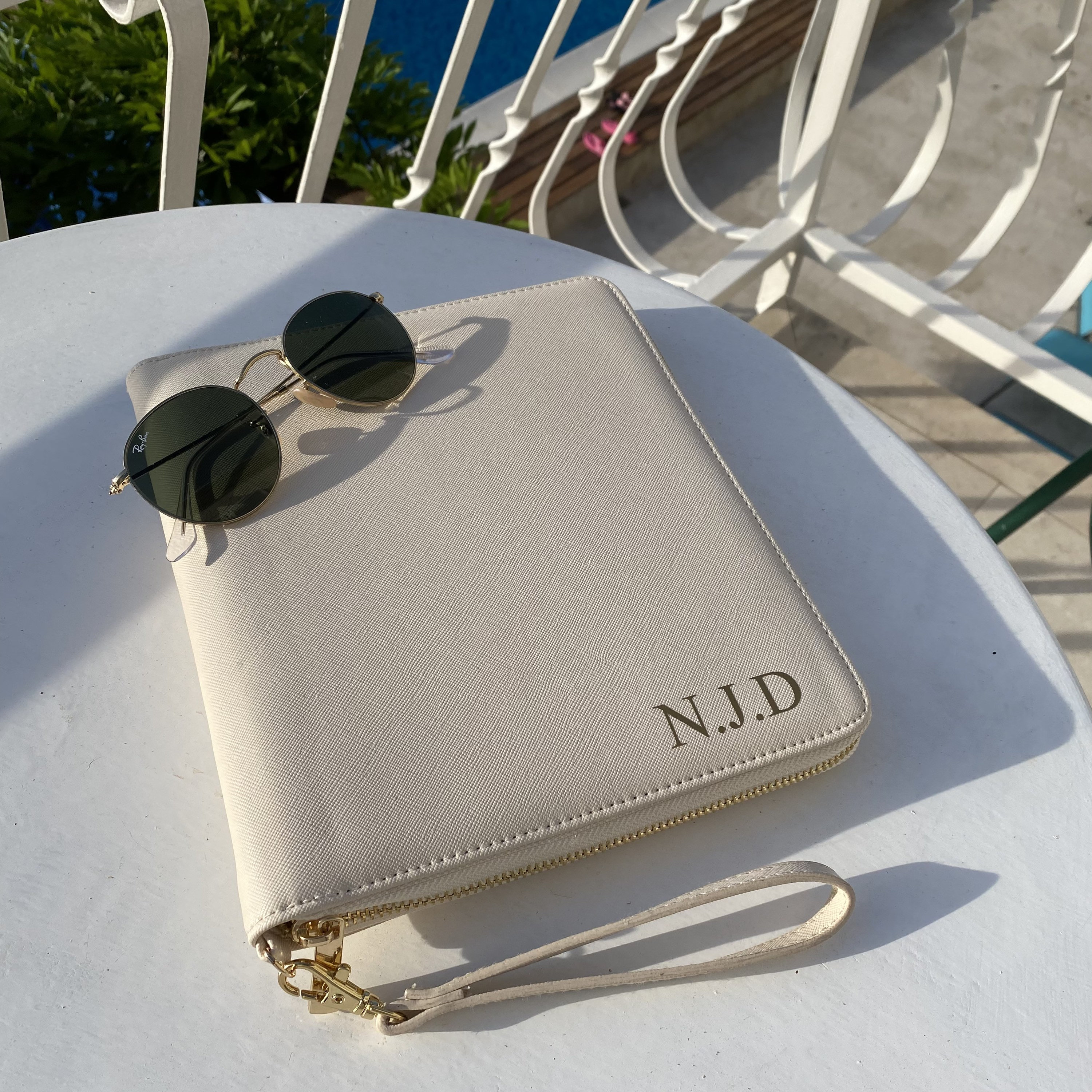 Personalised Travel Organiser, Initial, Monogram, Travel Document ...