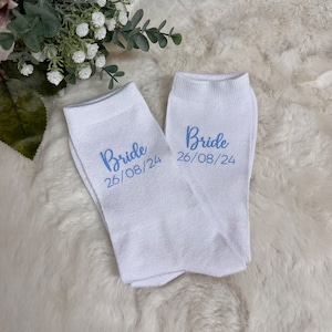 Personalised Wedding Socks, Bride & Groom Socks, Wedding Day Socks - Etsy UK