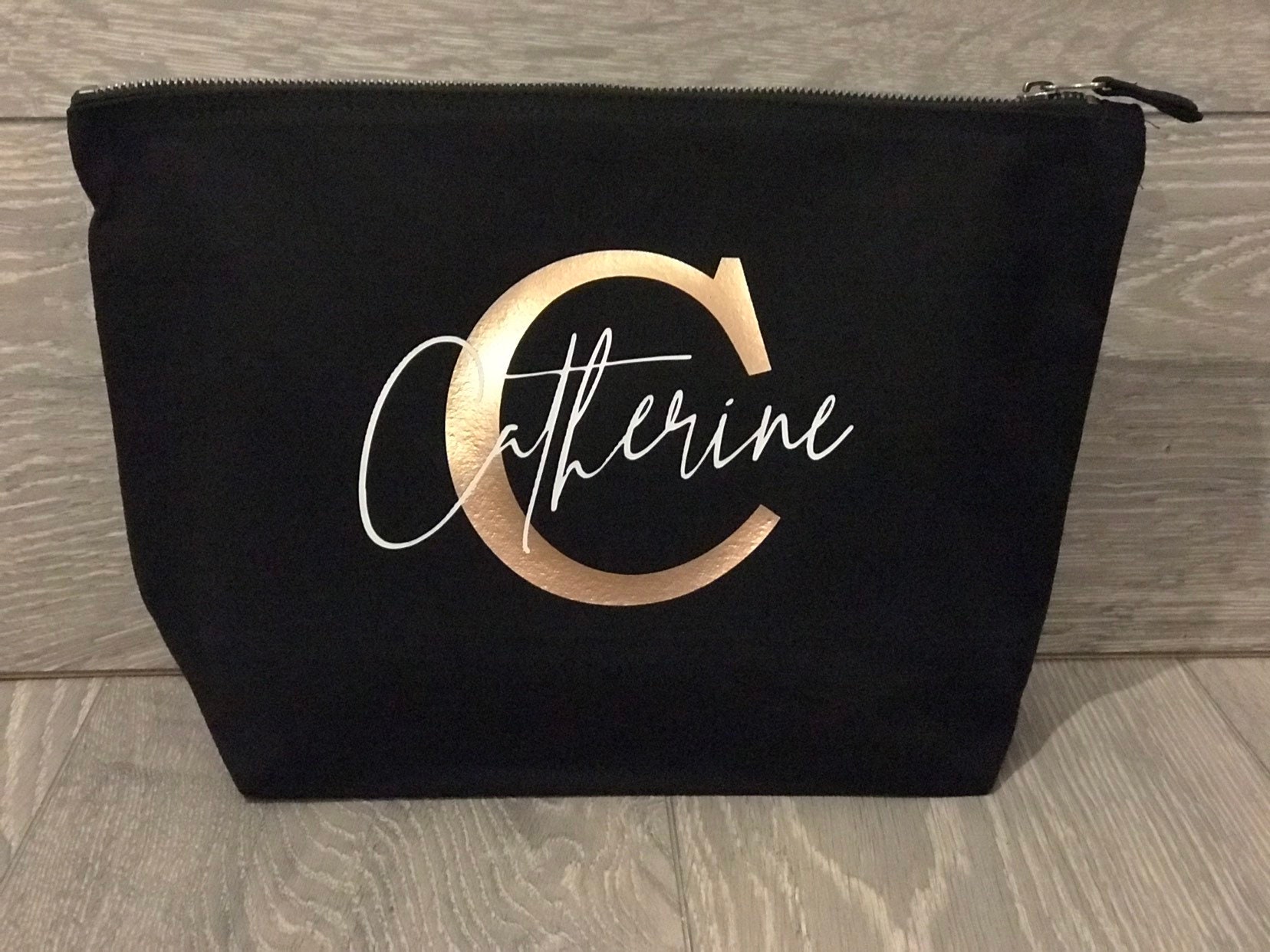 Personalised Make Up Bag Cosmetic Bag 3 Sizes 4 Colours | Etsy