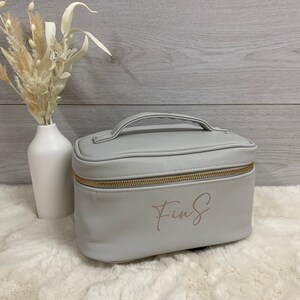 Personalised Vanity Case, Personalised Make up Bag, Luxury Personalised ...