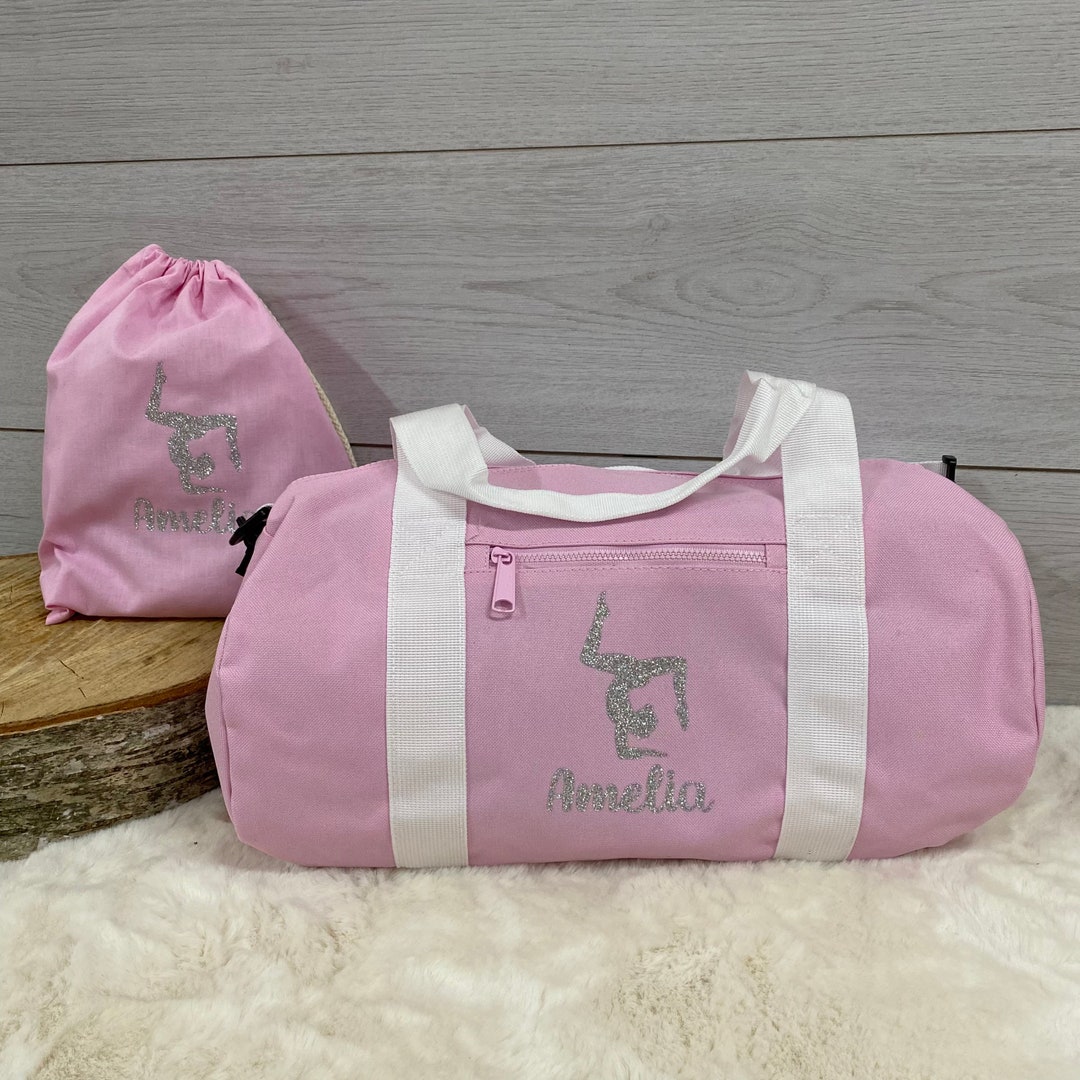 Personalised Gymnastics Bag ,gymnastics Holdall, Barrel Bag, Hand ...