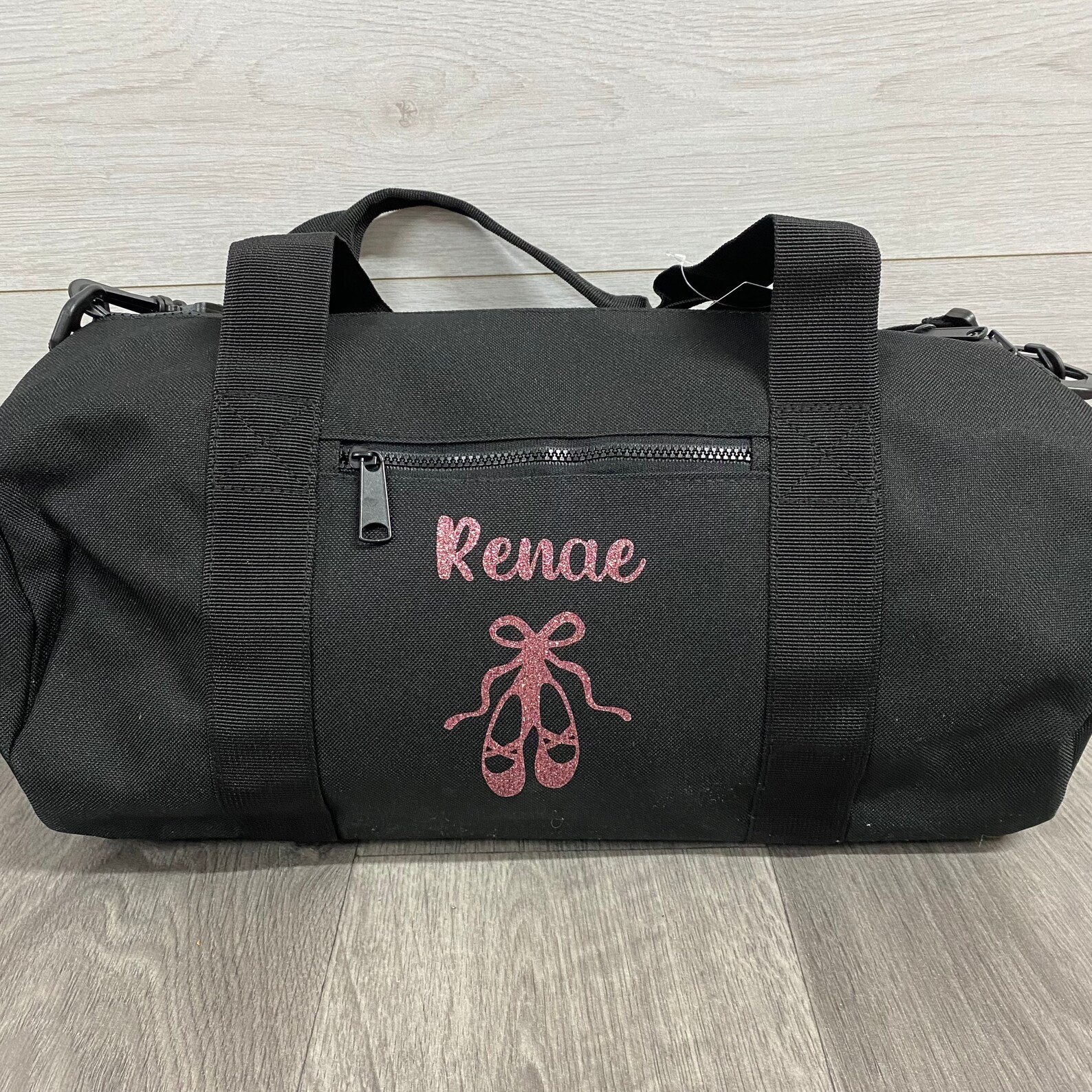 Personalised Ballet Dance Bag Girls Kids School, Ballet Holdall, Barrel ...