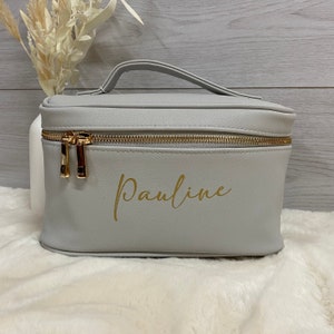Personalised Vanity Case, Personalised Make up Bag, Luxury Personalised ...