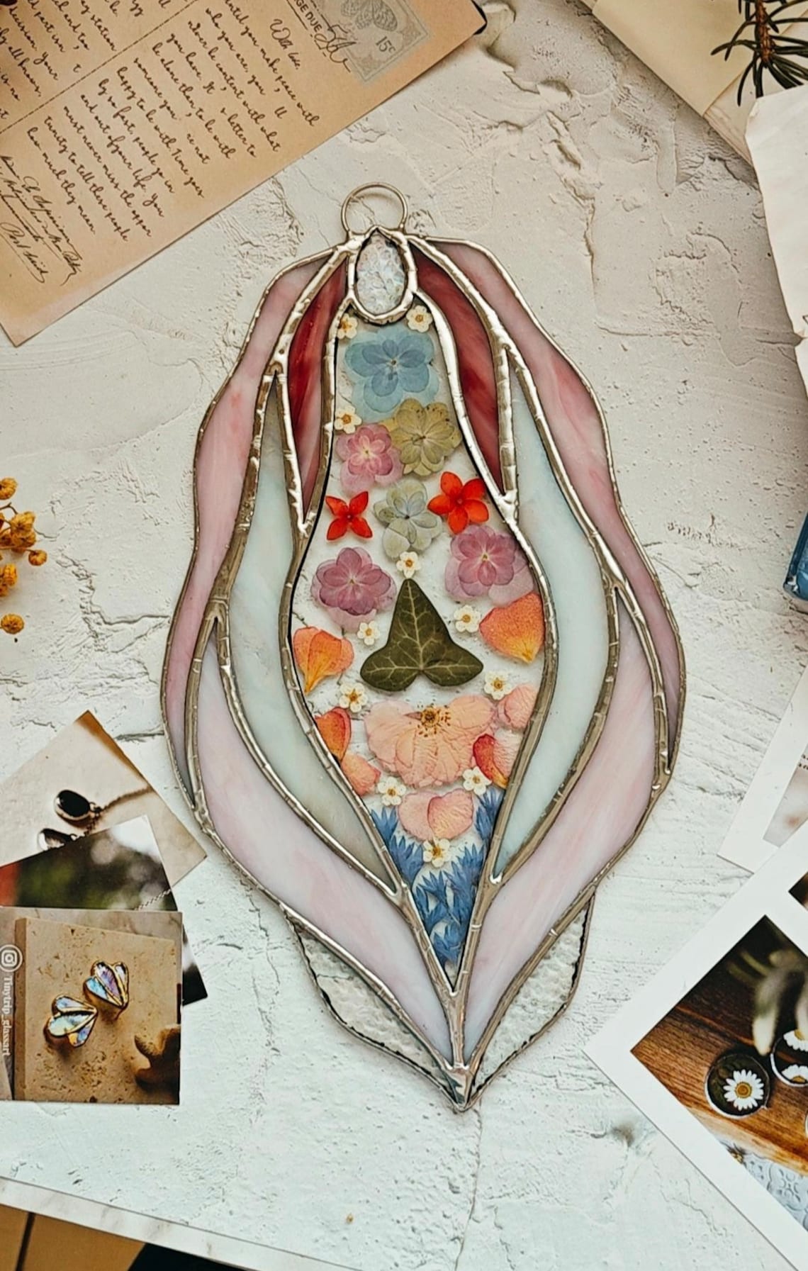 Vagina GLASS Decoration, Suncatcher, Stained Glass Vulva Art, Pussy ...