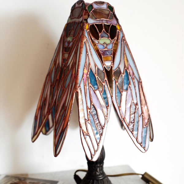 Stained Glass Lamp - Etsy UK