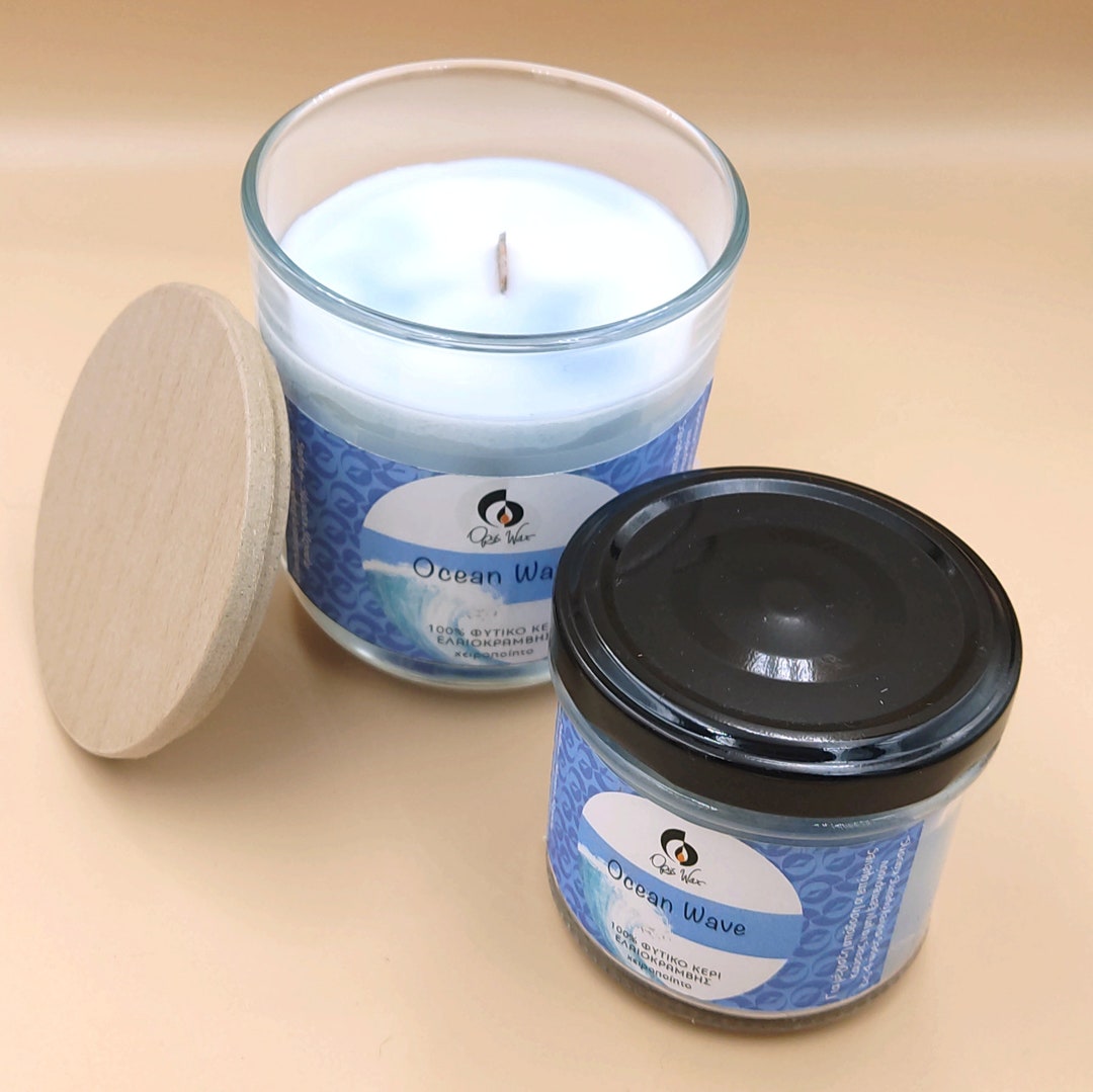 Ocean Wave Candles - Summer, Freshness, Energy, Ocean - Scented Candle ...