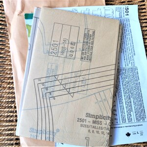 New Simplicity Sewing Pattern 2501 Smart Vintage Style - Etsy UK