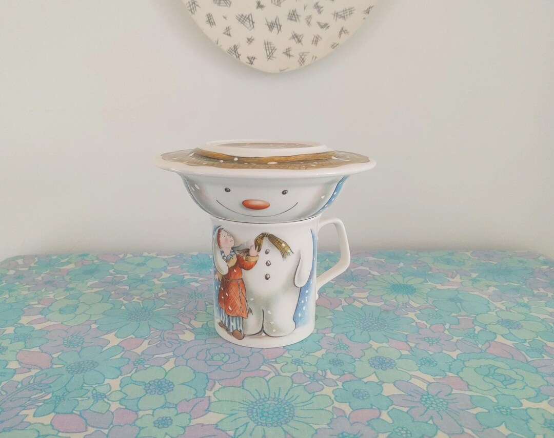 Vintage 1980s Raymond Briggs "the Snowman" Royal Doulton Build A ...