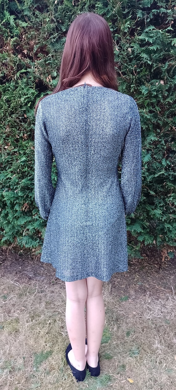 SALE Vintage 1960s 1970s Miss Devonshire Lurex Silver… - Gem