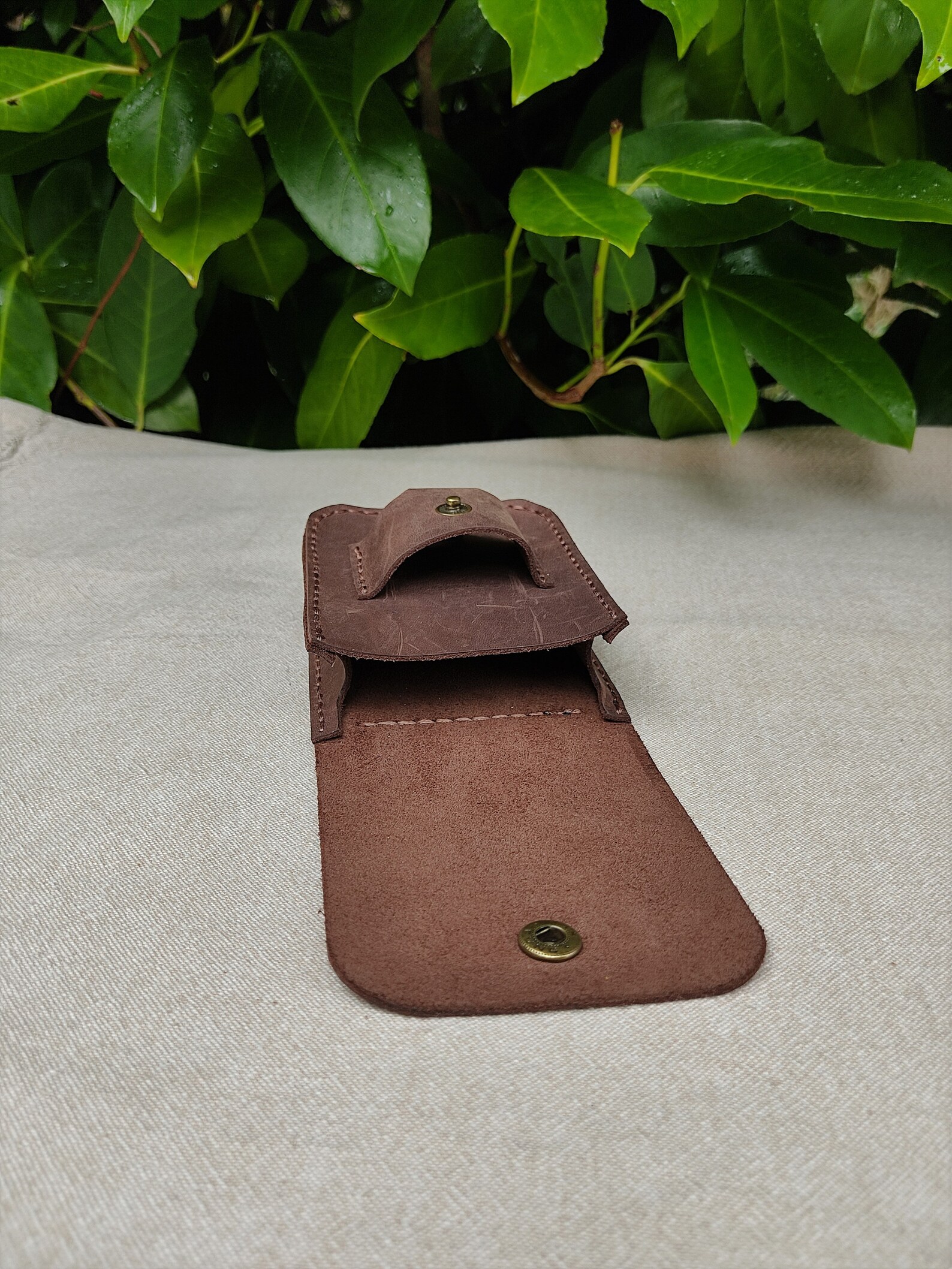 Leather Handmade Cigarette and Lighter Zippo Style Case Holder - Etsy