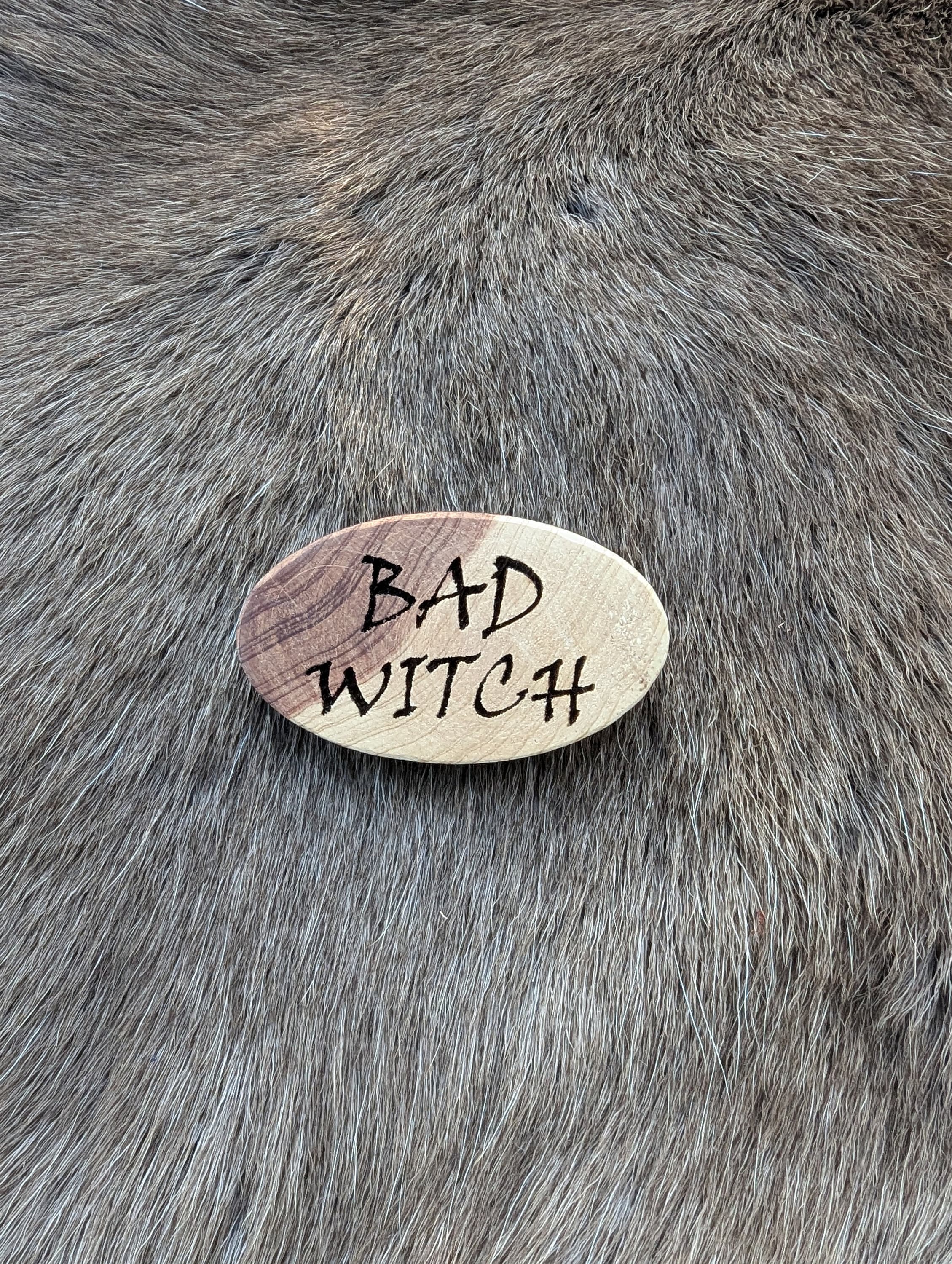 Ren Faire Festival Natural Cedar Wood Pins Witchy Pagan Pins - Etsy
