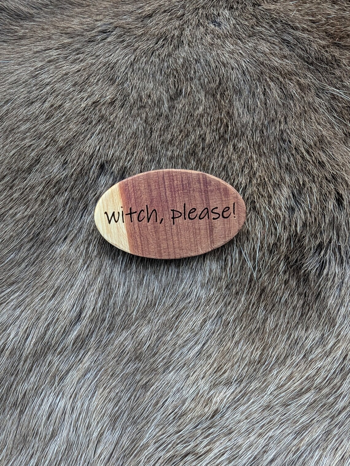 Ren Faire Festival Natural Cedar Wood Pins Witchy Pagan Pins - Etsy