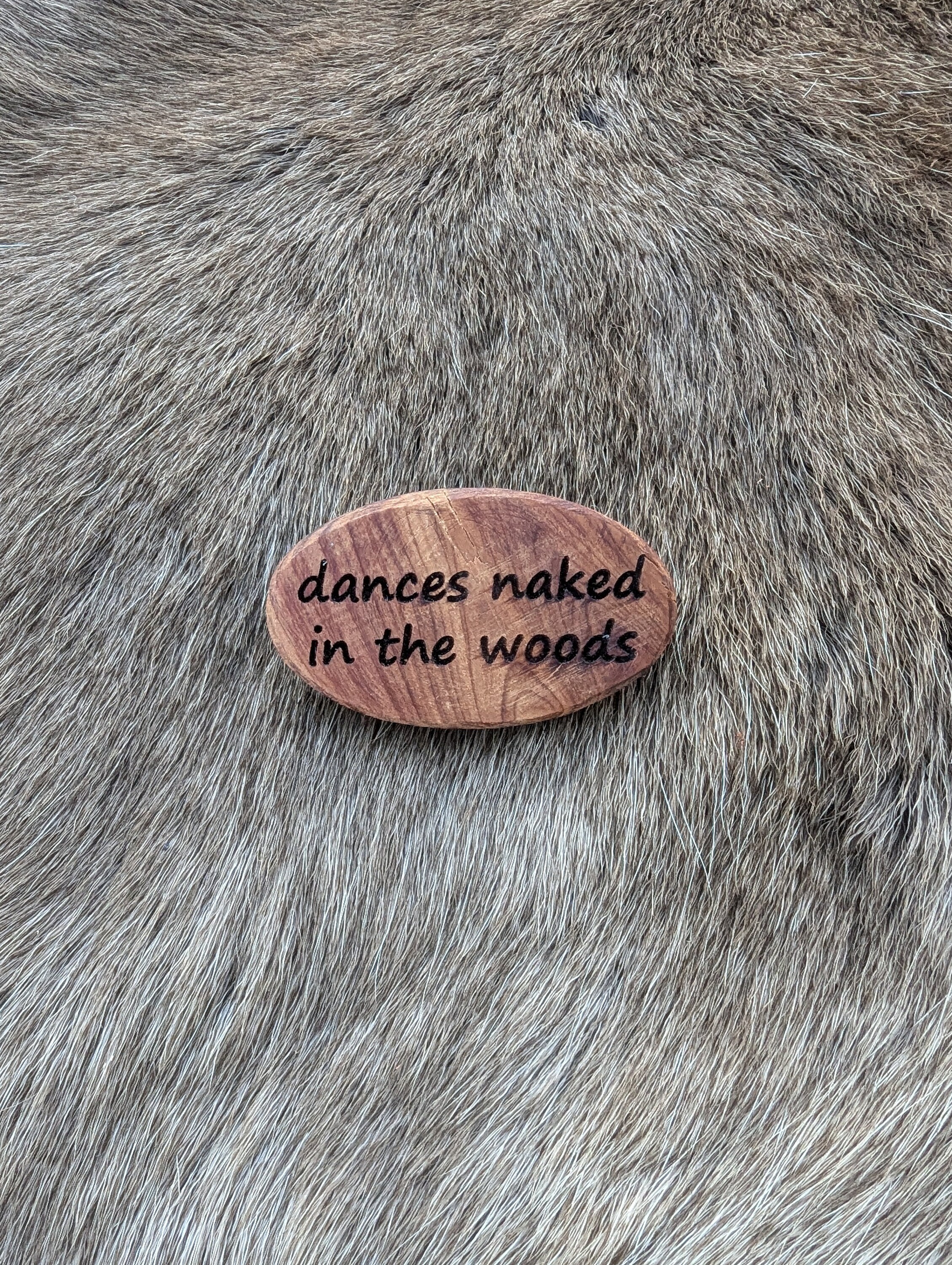 Ren Faire Festival Natural Cedar Wood Pins Witchy Pagan Pins - Etsy