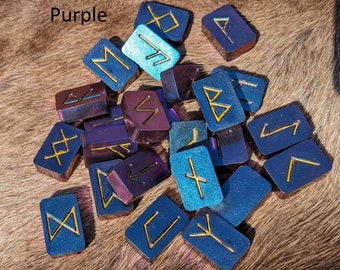 FULL SET of Elder Futhark Alphabet Rune's {any Colour} 50 OFF This ...
