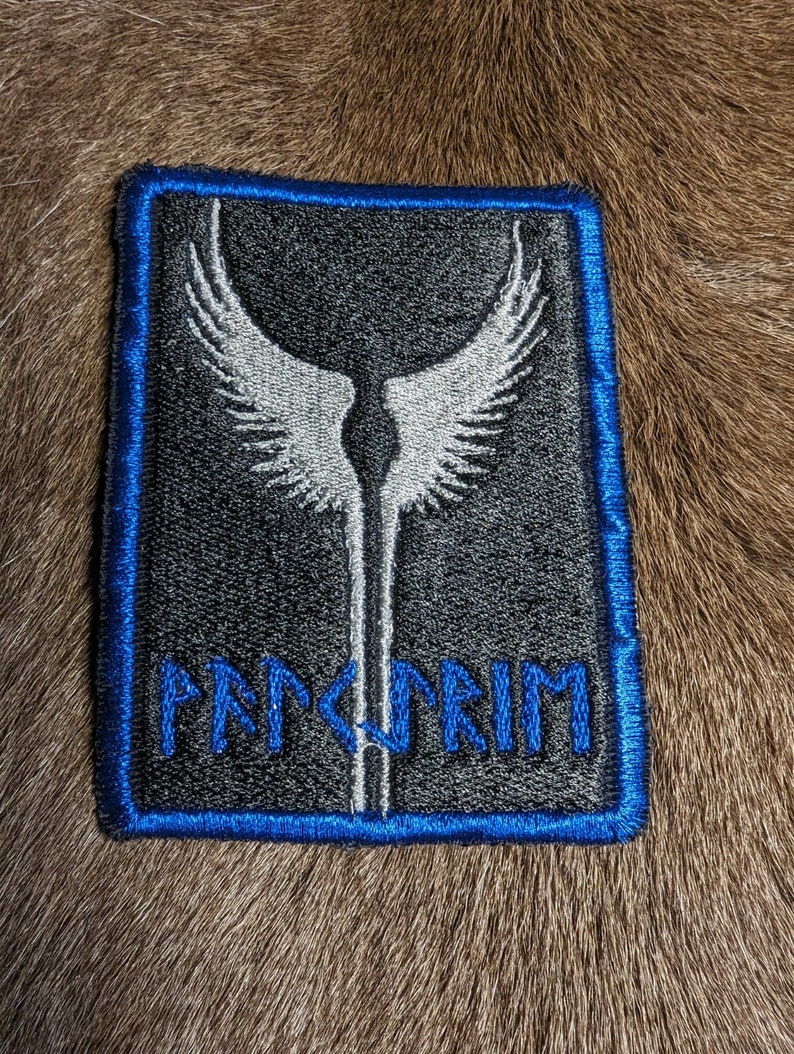 Viking Embroidered Patches - Mjolnir, Sleipnir, Valkyrie, Raven ...