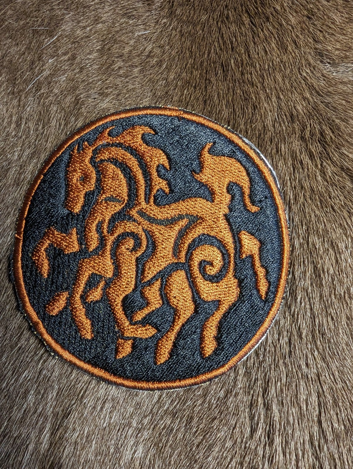 Viking Embroidered Patches - Mjolnir, Sleipnir, Valkyrie, Raven ...