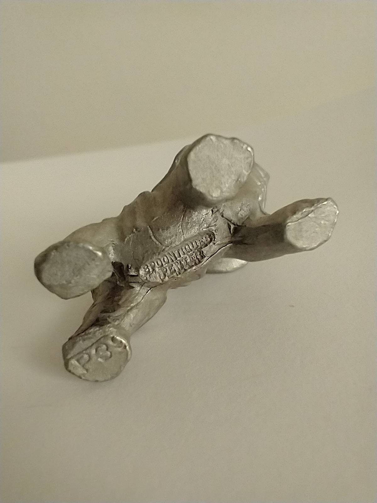 Vintage Pewter Elephant Miniature Spoontiques Figurine - Etsy