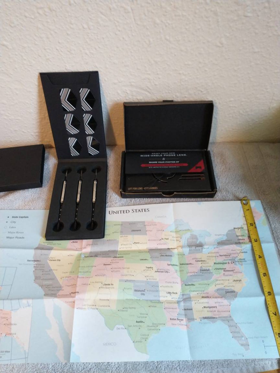 Vintage Marlboro Promo Sets - Marlboro Camera Lens and Set of Darts ...