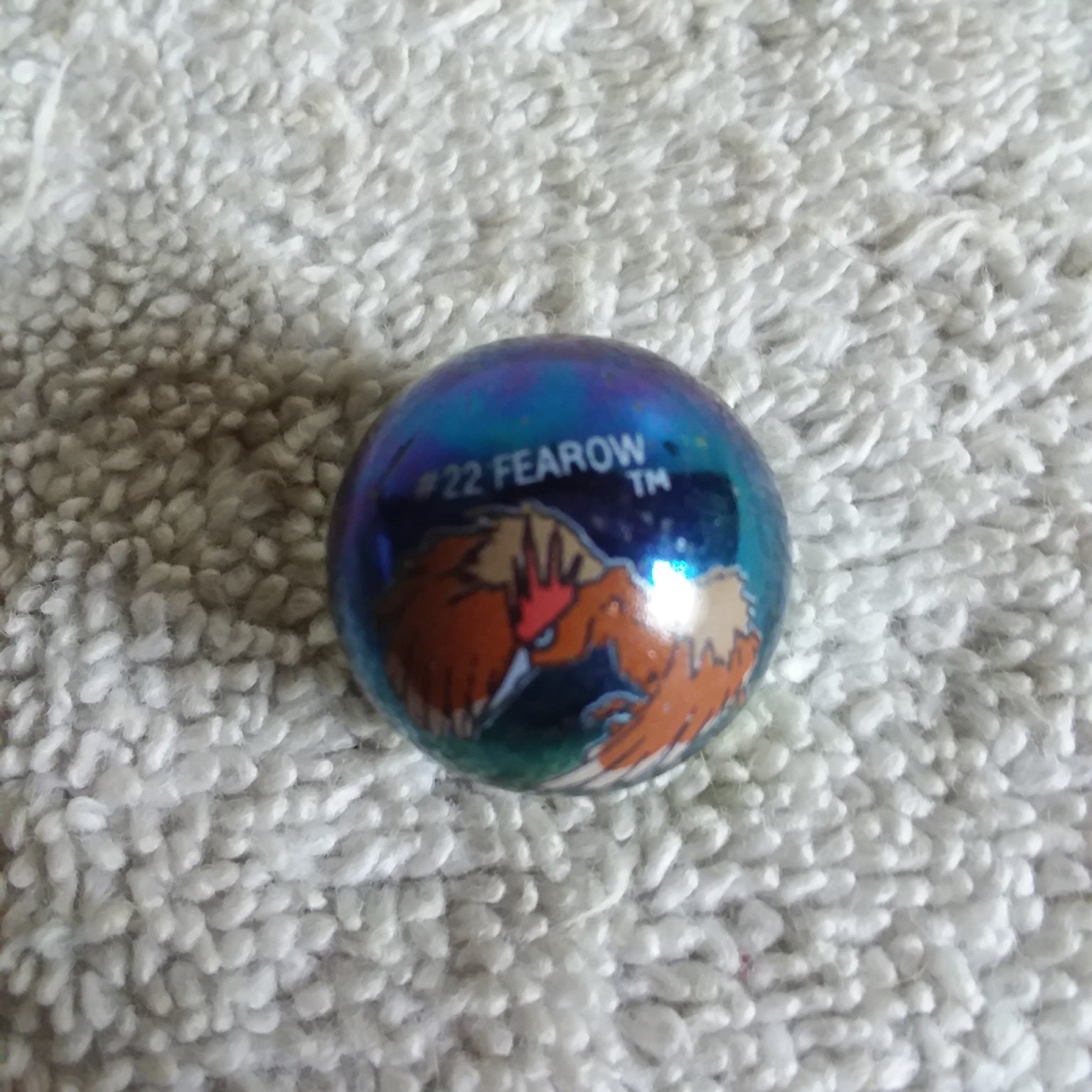 Vintage Pokemon Marbles 22 Fearow Foil Metallic Glass Marbles - Etsy UK