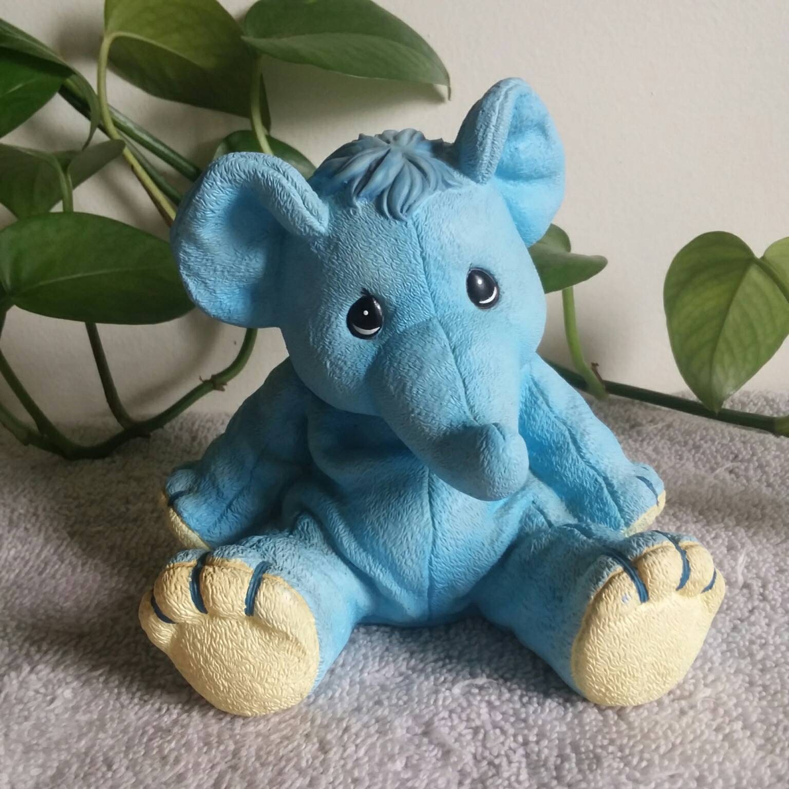 Precious Moments elephant bank 1998 unique HTF PM item baby | Etsy