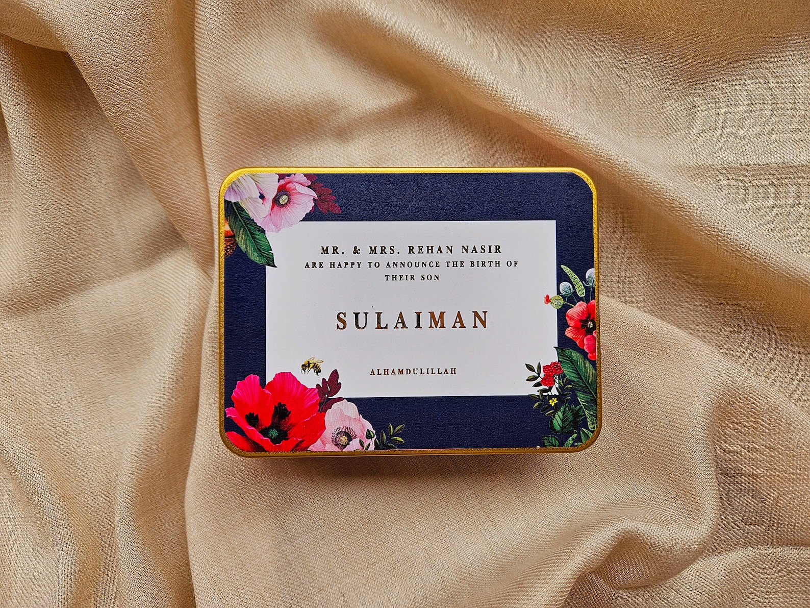 Personalized Mithai Box| Personalized Baby Favor Box| Indian Mithai Box ...