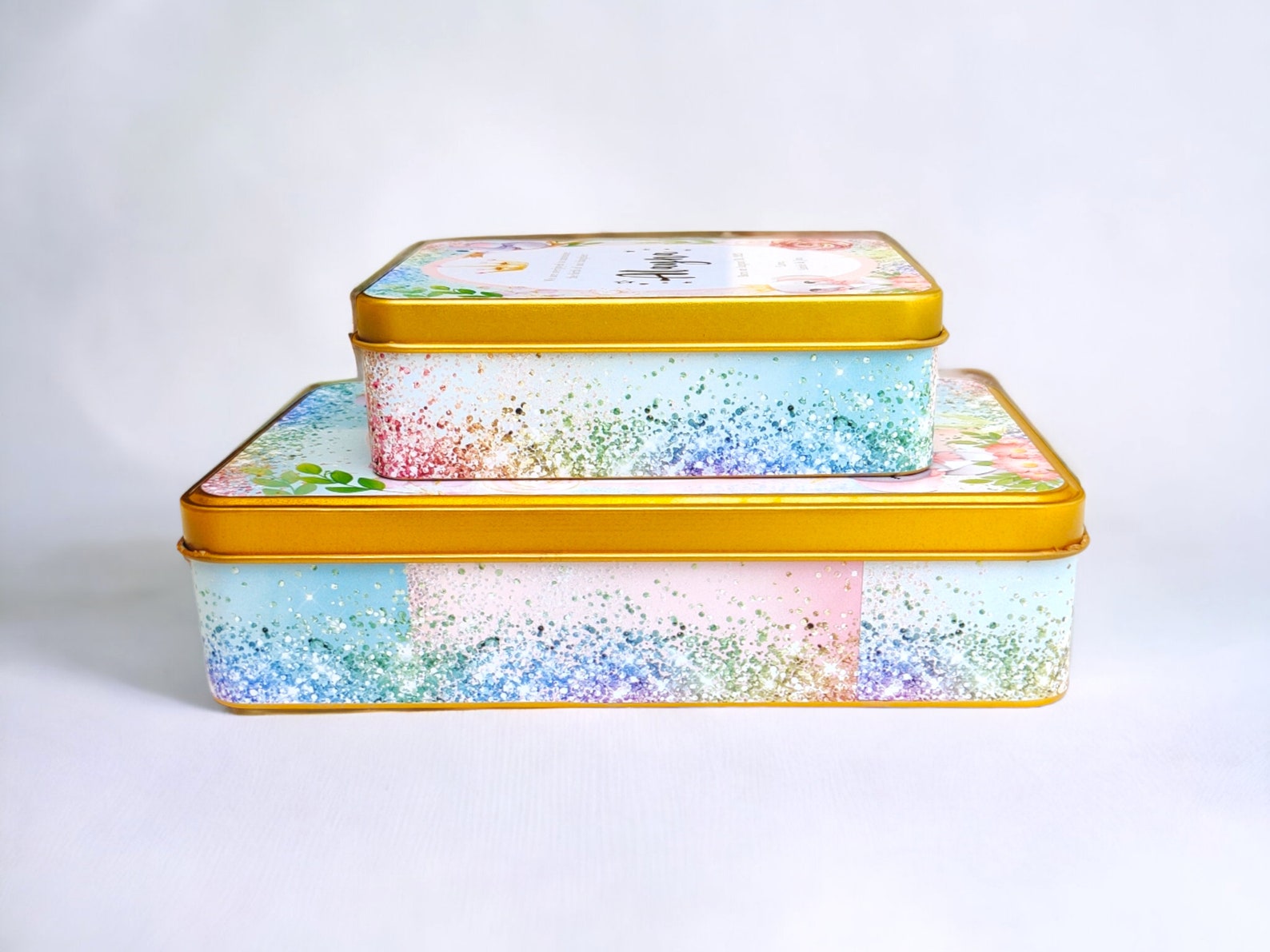 Custom Mithai Box, Personalized Baby Favor Box, Indian Sweet Box, Tin ...