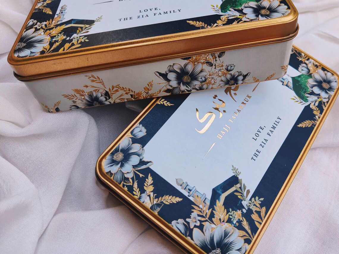 Personalized Hajj Gift Box, Personalized Umrah Favor Box, Hajj Gift ...