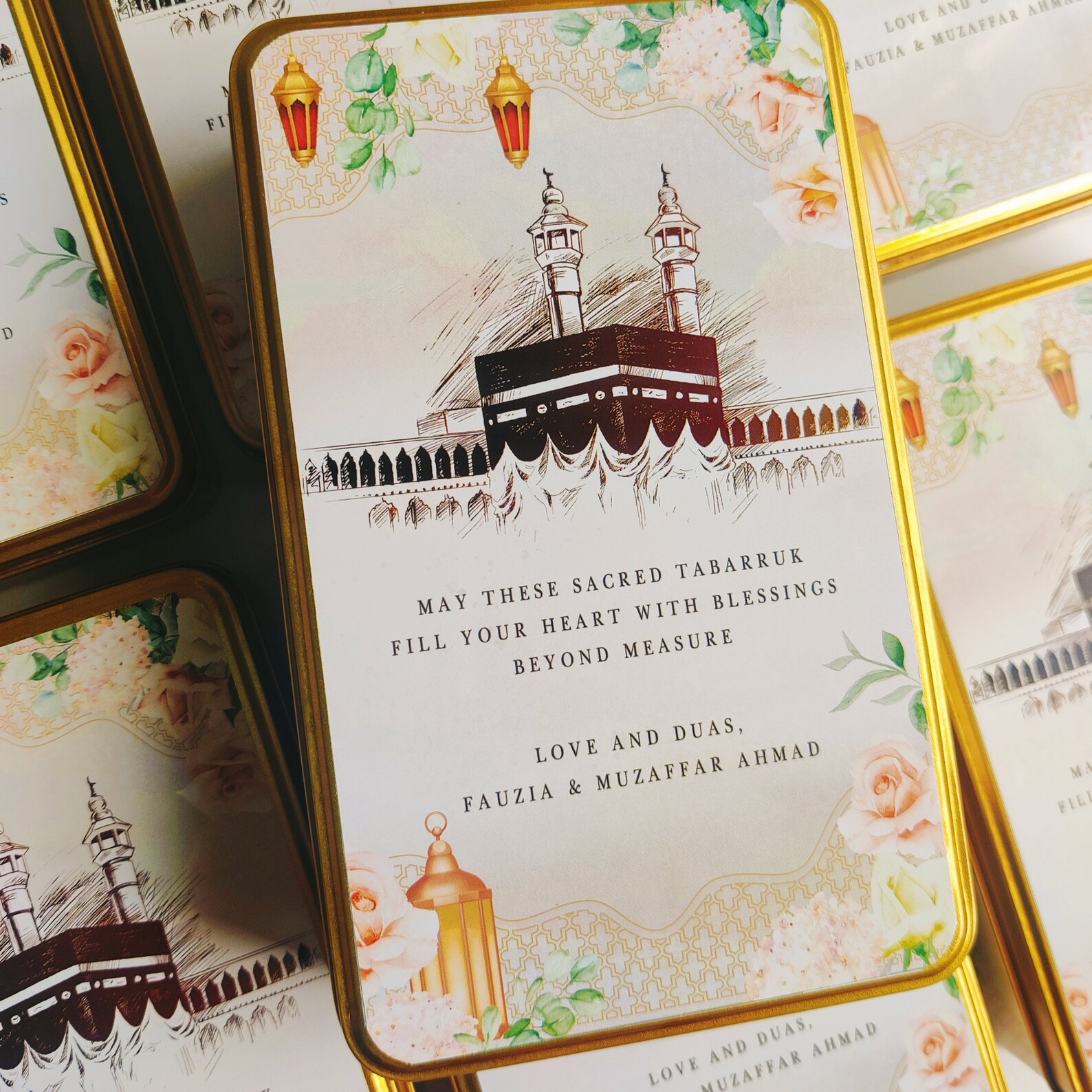 Personalized Hajj Gift Box, Personalized Umrah Favor Box, Hajj Mabroor ...
