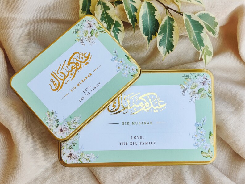 Personalized Eid Gift Box, Personalized Ramadan Favor Box, Eid Party ...