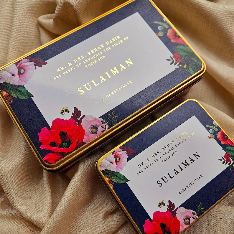 Personalized Mithai Box| Personalized Baby Favor Box| Indian Mithai Box ...