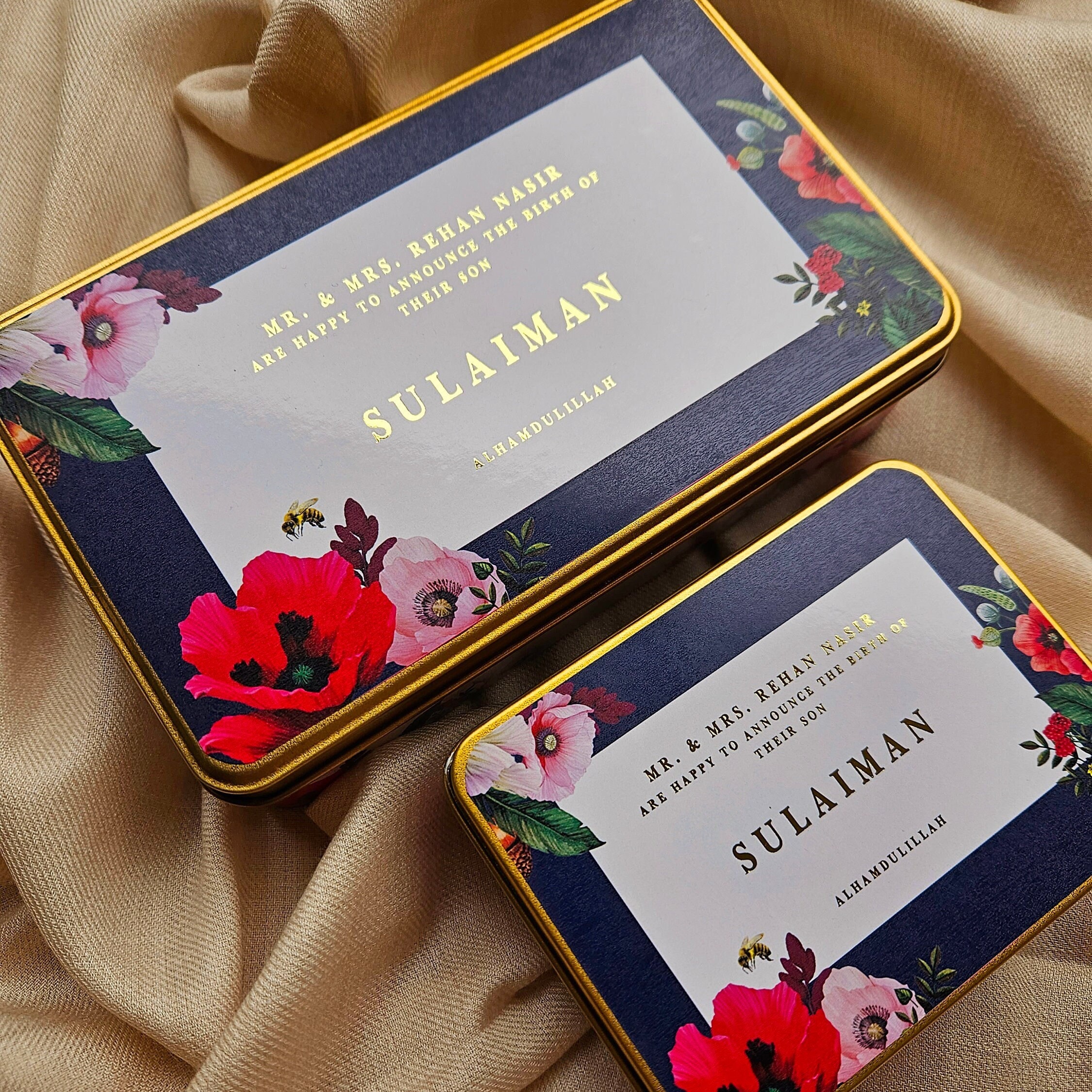 Personalized Mithai Box| Personalized Baby Favor Box| Indian Mithai Box ...