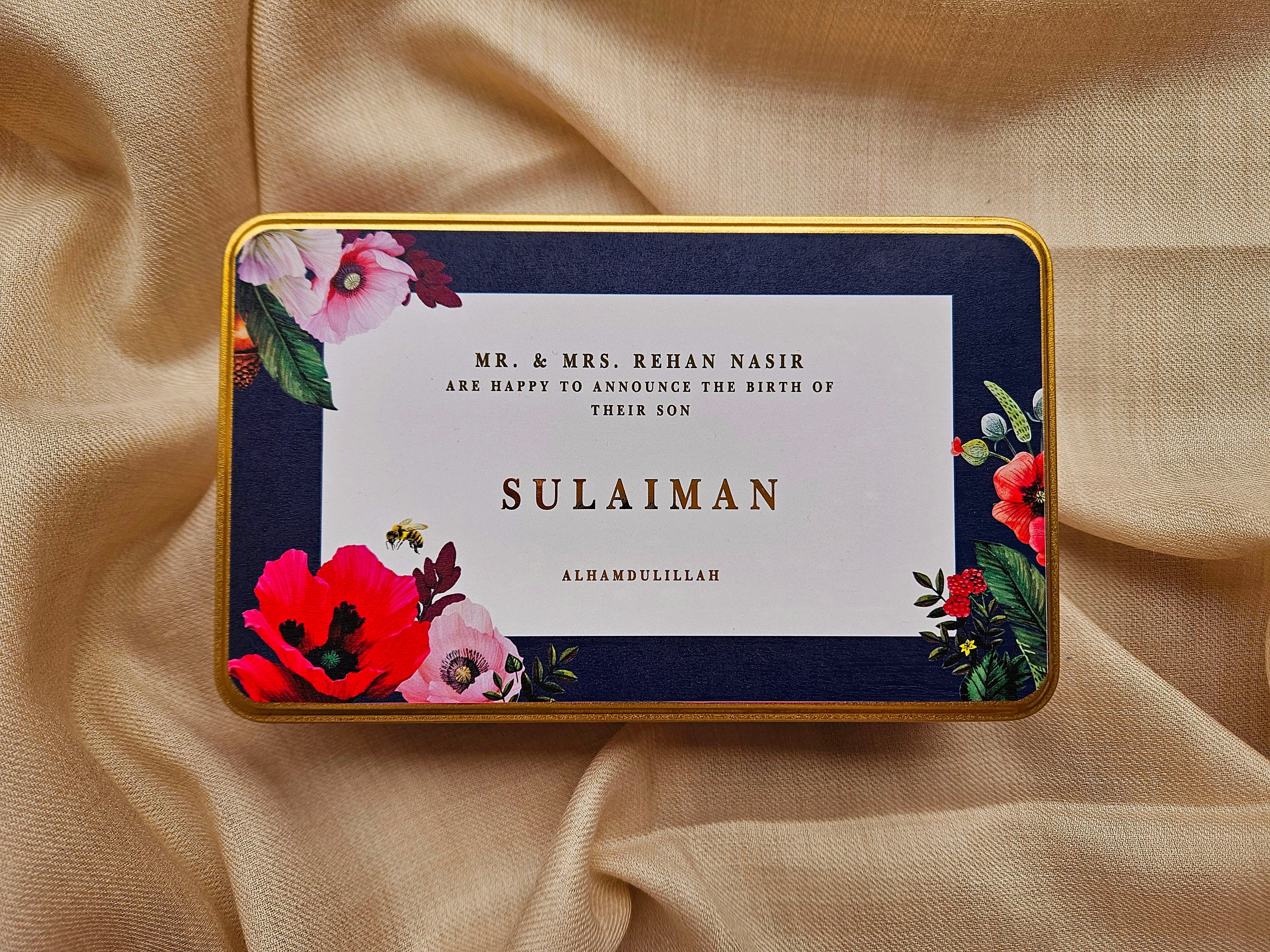 Personalized Mithai Box| Personalized Baby Favor Box| Indian Mithai Box ...