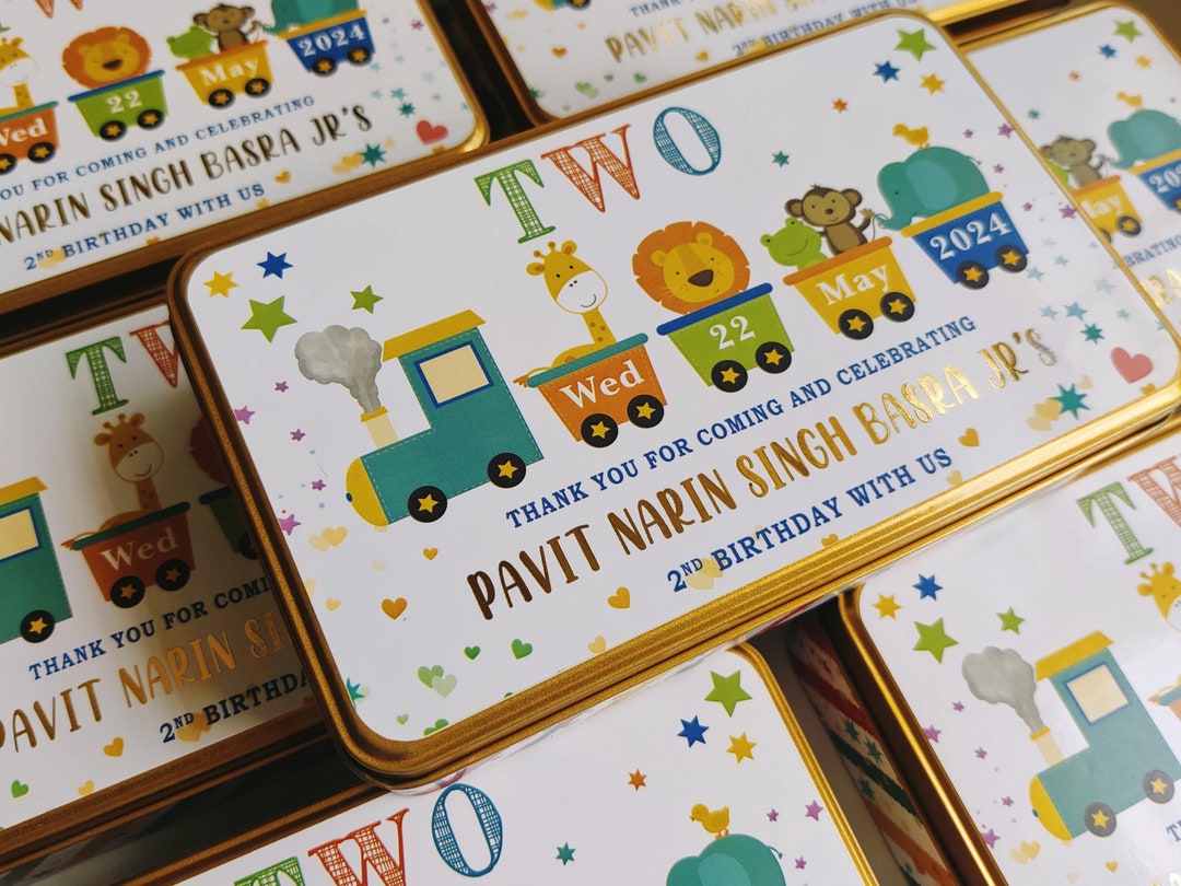 Personalized Kids Party Box, Personalized Children's Gift Box, Birthday ...